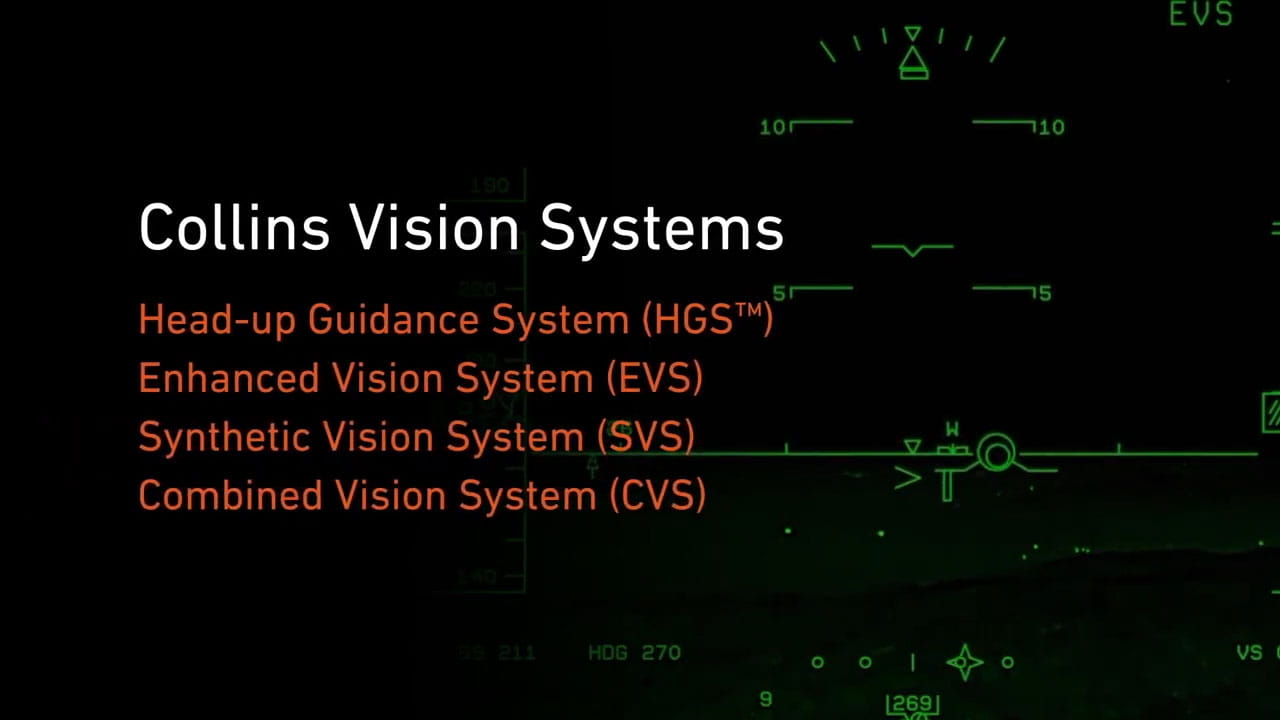 Head-Up Guidance System / Enhanced Vision System (HGS™/EVS) | Collins ...