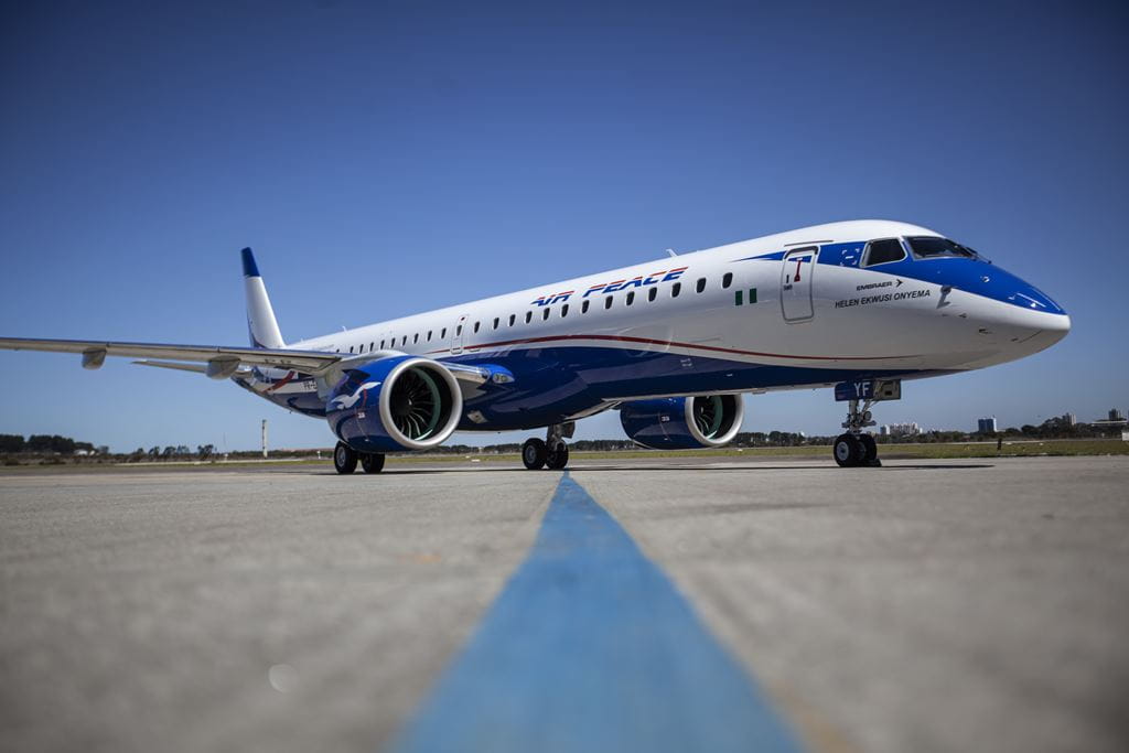 News | Air Peace Takes Delivery of First Embraer E195-E2 Aircraft with Pratt & Whitney GTF ...