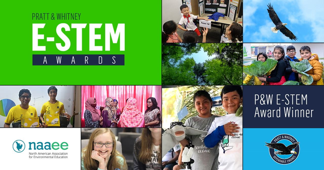 News | Pratt & Whitney and NAAEE Announce Inaugural Winners of Global E-stem Awards Supporting ...