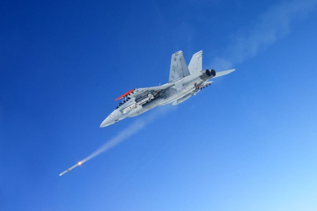 News | Upgraded AMRAAM completes series of captive flight tests | Raytheon