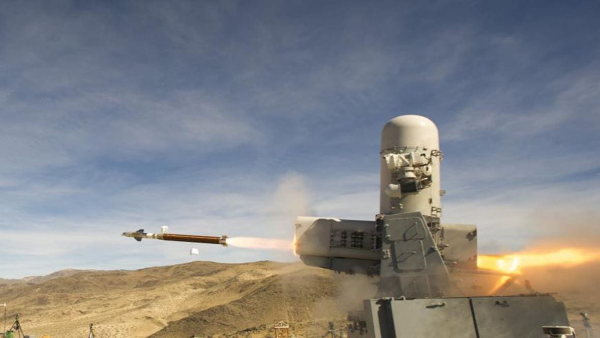 SeaRAM Ship Defense System | Raytheon