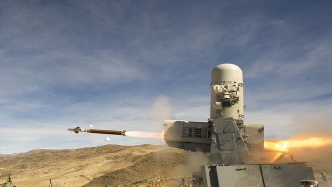 SeaRAM Ship Defense System | Raytheon